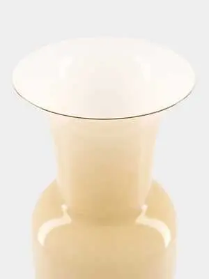VENINI Opalino 42 Glass Vase - Beige