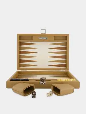 Hector Saxe Paris Baptiste Backgammon Set - Beige