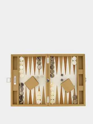 Hector Saxe Paris Baptiste Backgammon Set - Beige