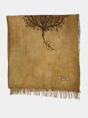 THE HOUSE OF LYRIA Tormento Linen Tablecloth - Beige