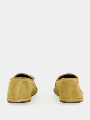 EMME PARSONS Parker Suede Moccasins - Brown