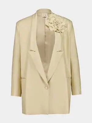 PAULA Frida Deconstructed Twill Blazer - Beige