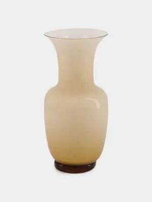 VENINI Opalino 22 Glass Vase - Beige