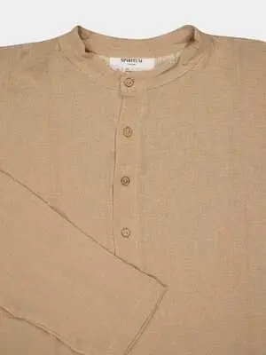 Spiritum Tulum Khaky Gauze Cotton Shirt