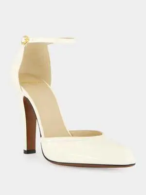 Valentino Garavani High-heel Ankle Strap Sandals - Cream