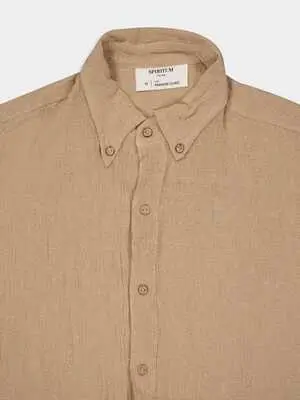 Spiritum Tulum Khaky Balam Cotton Shirt - Beige