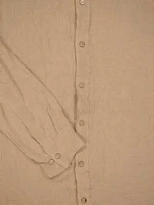 Spiritum Tulum Khaky Balam Cotton Shirt - Beige