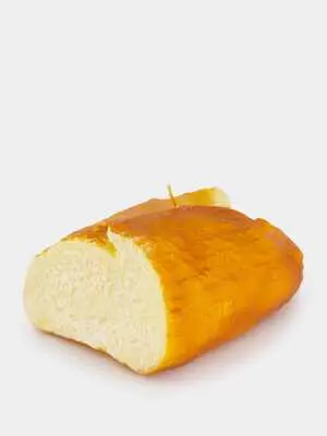 CERERIA INTRONA Half Loaf Bread Wax Candle - Beige