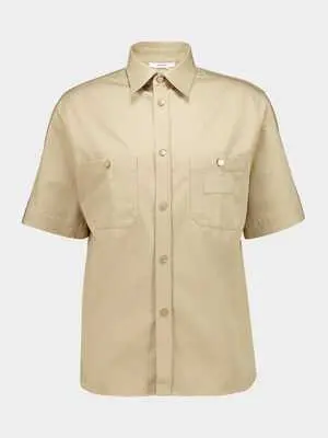 Givenchy Cotton Short-sleeved Shirt - Beige