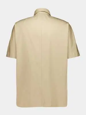 Givenchy Cotton Short-sleeved Shirt - Beige