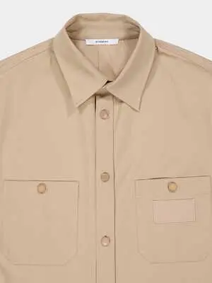 Givenchy Cotton Short-sleeved Shirt - Beige