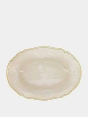 GINORI 1735 Oriente Italiano Oval Bowl - Beige
