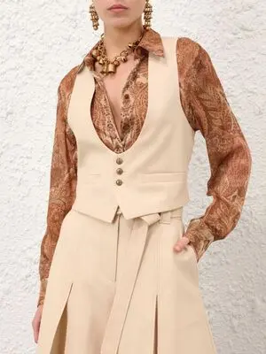 Zimmermann Hypnotic Wool Vest
