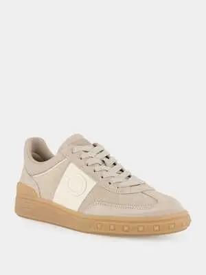 Valentino Garavani Calf Leather Sneakers - Beige