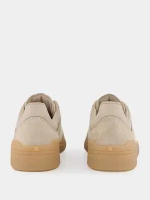 Valentino Garavani Calf Leather Sneakers - Beige