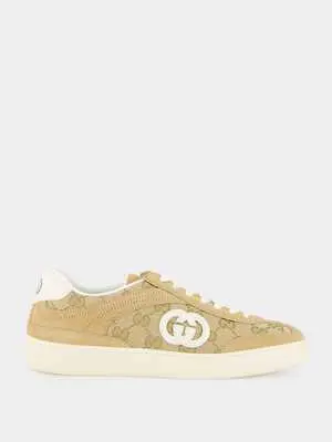 Gucci Gg Canvas G75 Trainers - Beige