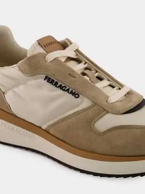 FERRAGAMO Low-top Sneakers - Beige