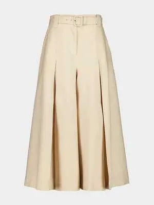 Zimmermann Hypnotic Wool Culottes - Cream