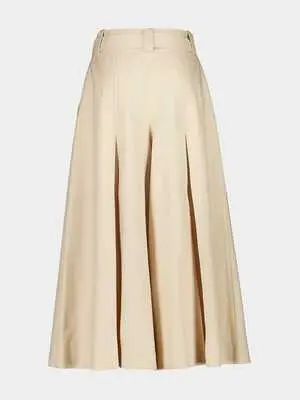 Zimmermann Hypnotic Wool Culottes - Cream