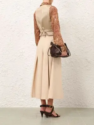Zimmermann Hypnotic Wool Culottes - Cream