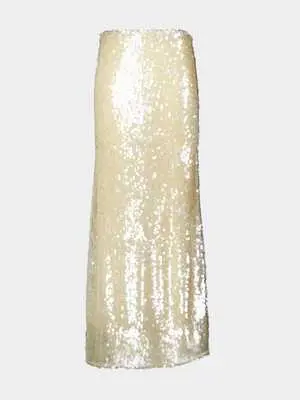Altuzarra Sequin-embellished Linnei Maxi Skirt - Beige