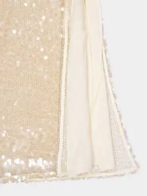 Altuzarra Sequin-embellished Linnei Maxi Skirt - Beige