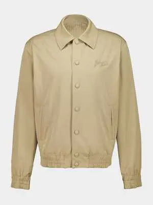Balmain Cotton Canvas Bomber Jacket - Beige