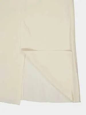 AMI Paris Raw Edge Details Long Dress