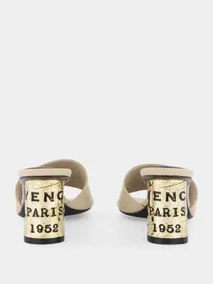 Givenchy Tape Heeled Mules - Beige