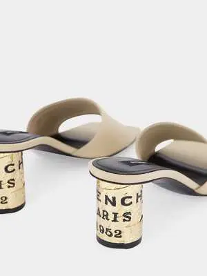 Givenchy Tape Heeled Mules - Beige
