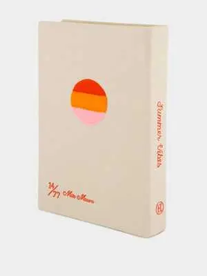 OLYMPIA LE-TAN Summer Vibes Book Clutch - Beige