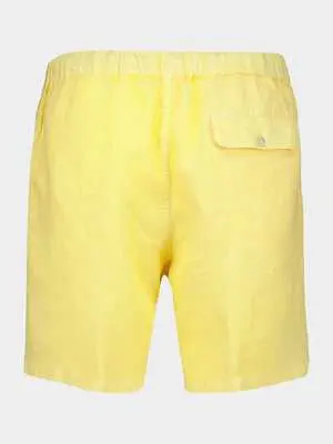 120% Lino Zafferano Linen Bermuda Shorts