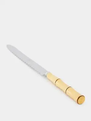 CAPDECO Byblos Bamboo Bread Knife - Brown
