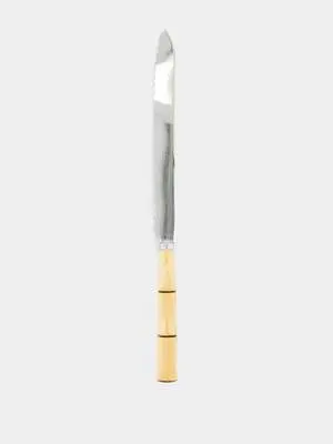 CAPDECO Byblos Bamboo Bread Knife - Brown