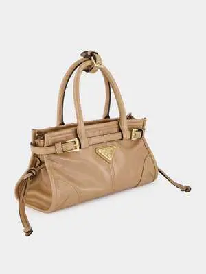 Prada Bonnie Mini Leather Handbag
