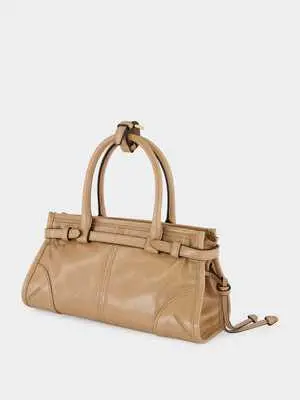 Prada Bonnie Mini Leather Handbag