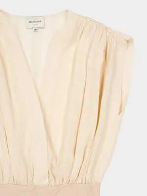 Zeus+dione Voidra Textured Bodysuit - Beige