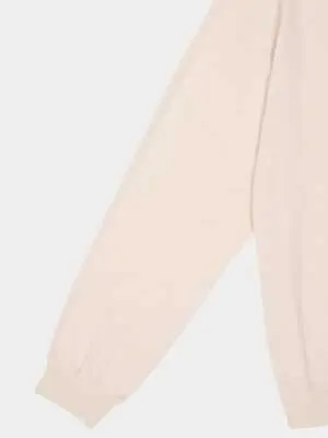 COURREGES Merino Wool Mockneck Sweater - Beige