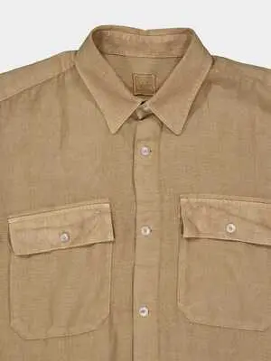 120% Lino Savana Long-sleeve Linen Shirt