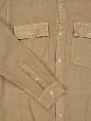 120% Lino Savana Long-sleeve Linen Shirt
