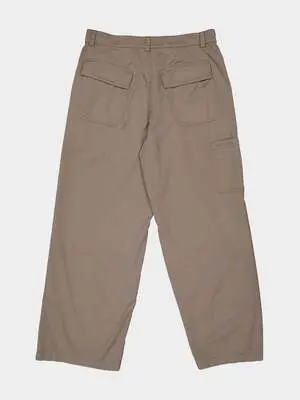 Balenciaga Cotton Twill Workwear Pants - Beige