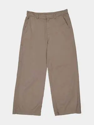 Balenciaga Cotton Twill Workwear Pants - Beige