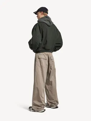 Balenciaga Cotton Twill Workwear Pants - Beige