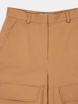 Stella McCartney Organic Cotton Wide-leg Cargo Trousers