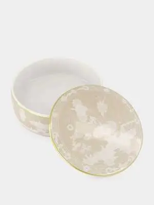 GINORI 1735 Oriente Italiano Porcelain Trinket Box - Beige