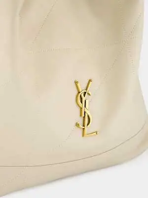 Saint Laurent Jamie Large Pochon Bag - Cream
