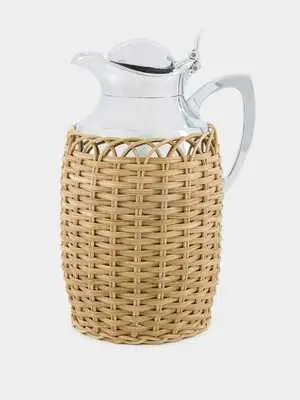 GIOBAGNARA Rattan-encased Carafe - Brown