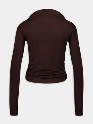 Dolce & Gabbana Ruched Zip Top