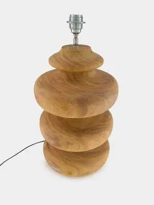 POLSPOTTEN Tree Times Wooden Lamp Base