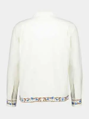BODE Nouveau Vine Long Sleeve - Cream